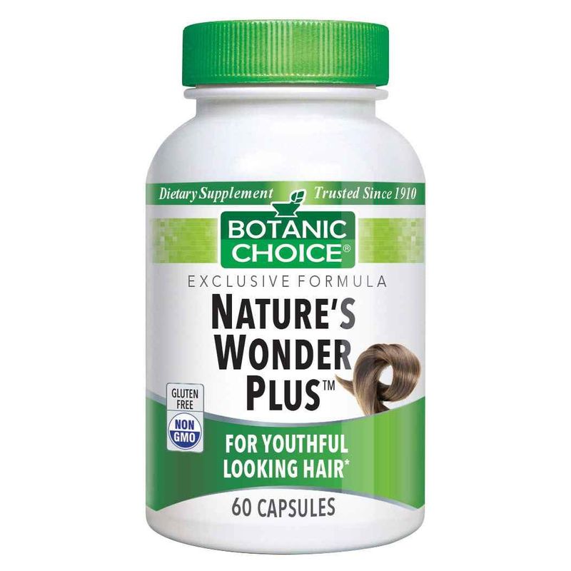 Botanic Choice Nature’s Wonder Plus-Ashwagandha, Biotin, Inositol, Fo ...