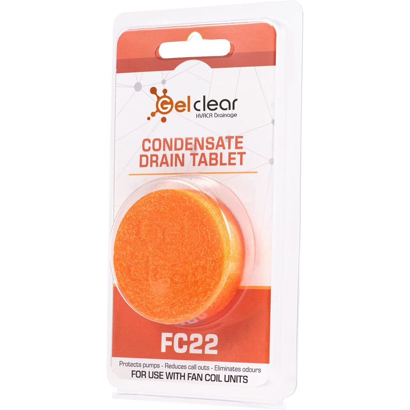 Gel-clear Fan coil tablet condensate drain treatment for air ...