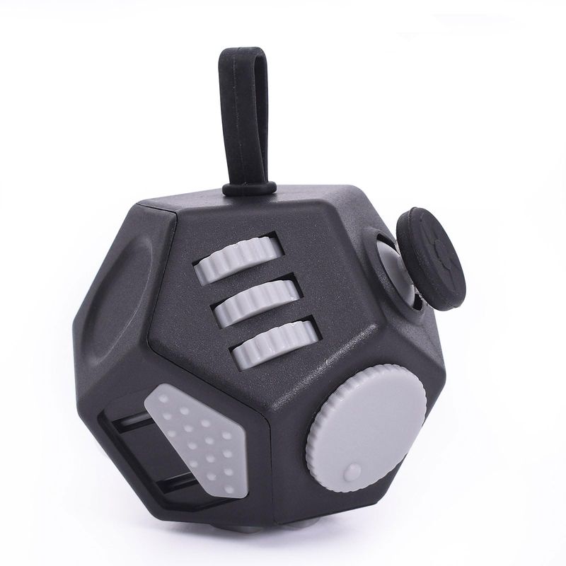 UOOEFUN Mini Fidget Sensory Toys,12 Sided Fidget Toys Relief Stress and ...