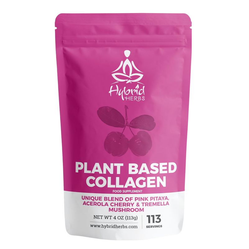 HYBRID HERBS – Plant Based Collagen Powder - Anti Aging Supplement for ...