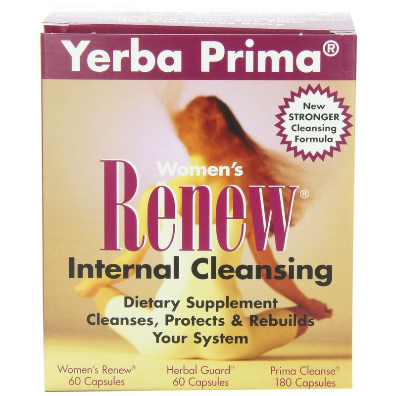 Yerba Prima Women’s Renew Internal Cleansing System - 30 Day Cleanse ...