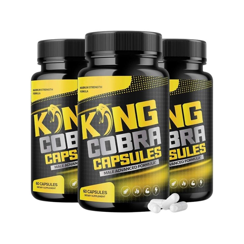 3-Pack King Cobra Pills Supplement Advanced Formula King Cobra - 180 ...