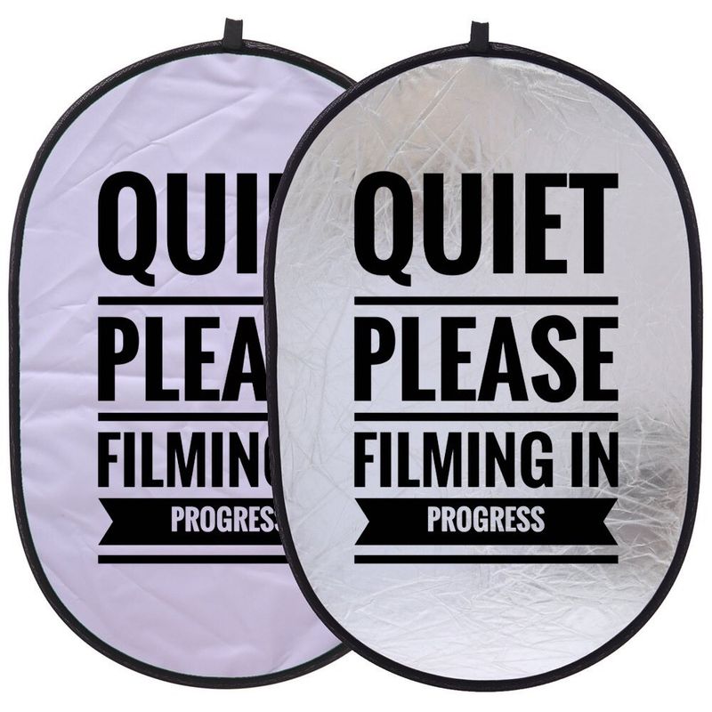 Large “Quiet Please Filming In Progress” sign - Online Marketplace ...