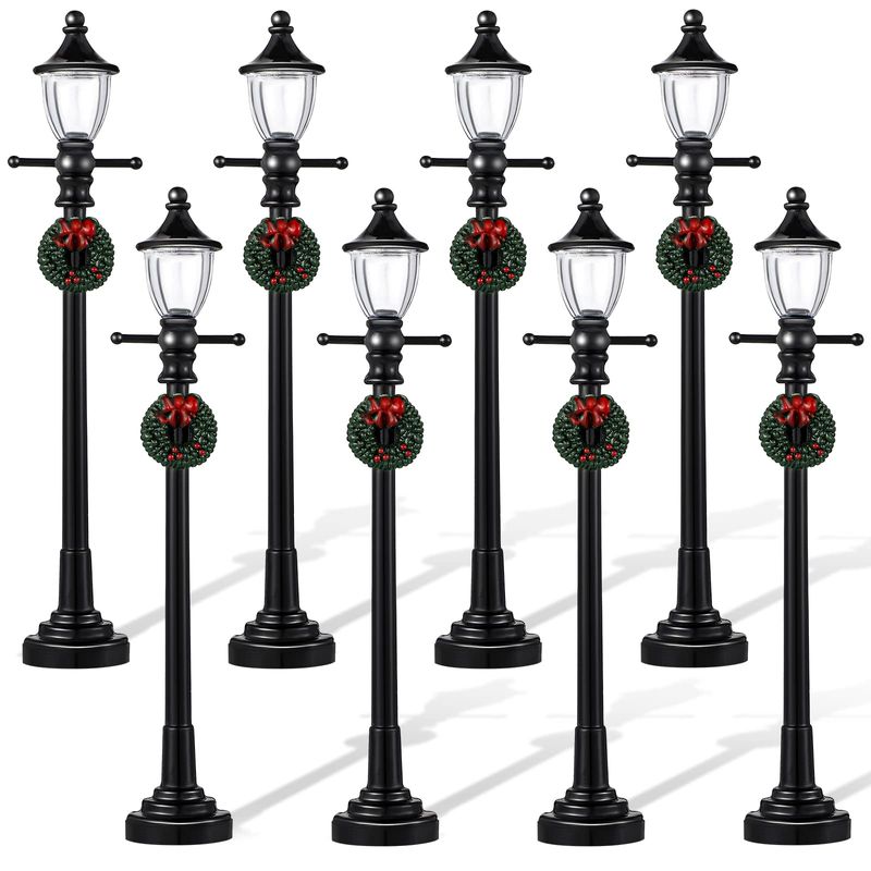 Christmas Village Accessories Christmas Mini Street Light Models Street ...
