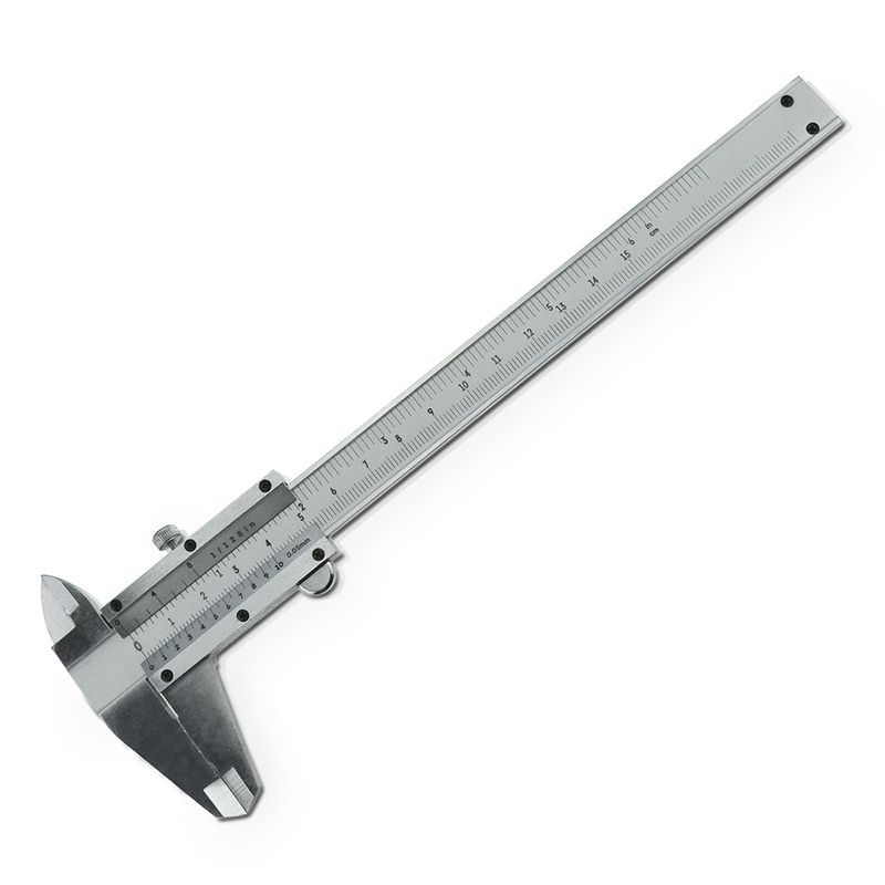 Vernier Caliper, 6 Inch/150mm Professional Micrometer Stainless Steel ...