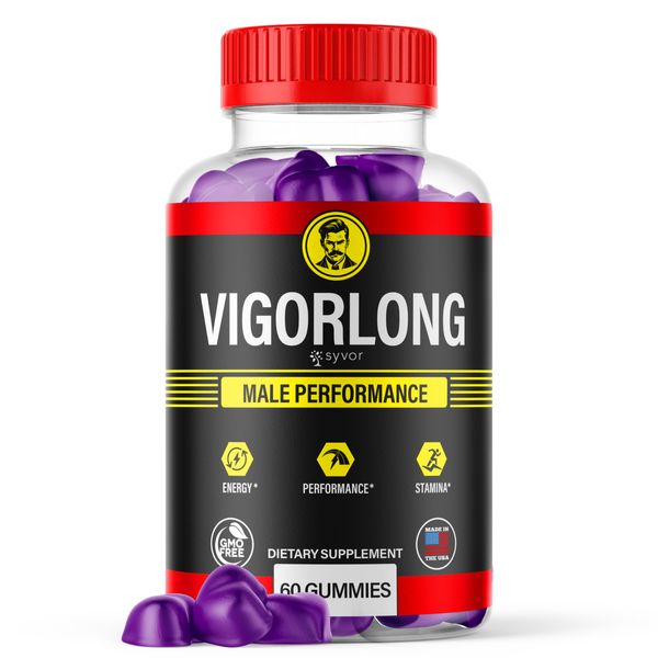 Vigorlong Gummies for Men Advanced Performance Vigor long Supplement 60 ...