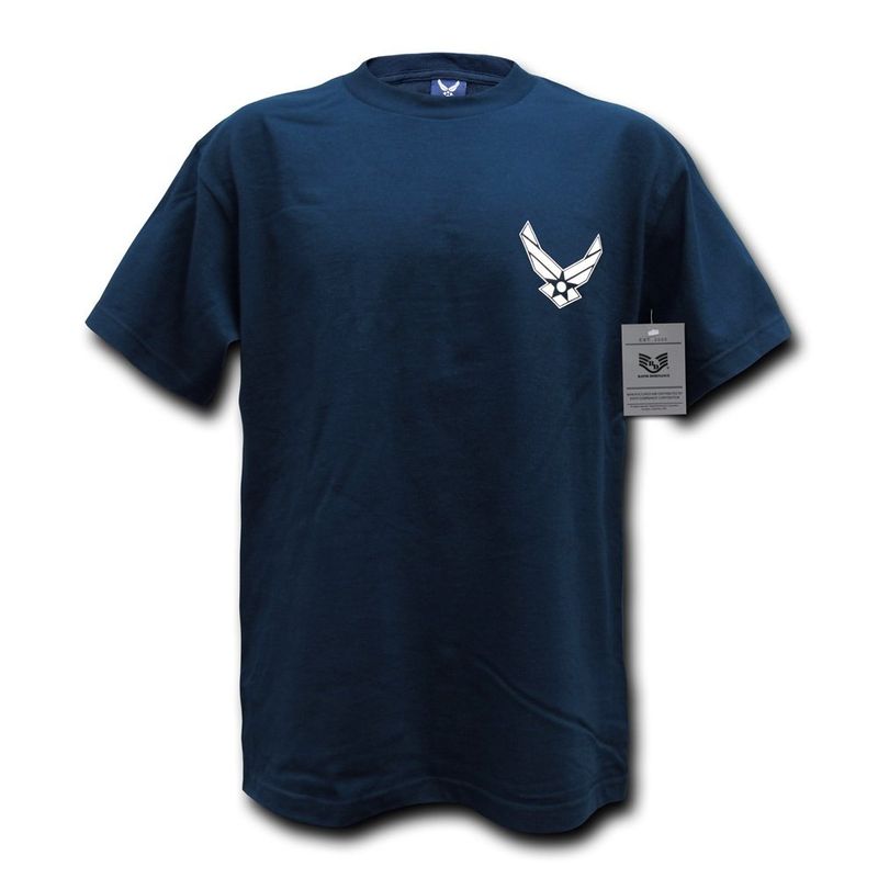 Rapiddominance Air Force Basic Military Tee, Navy, Large - Online ...
