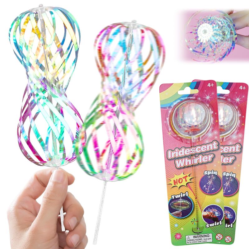 VEQENIFY Rainbow Twirler Pack of 2 Rainbow Spinner Magic Rainbow ...