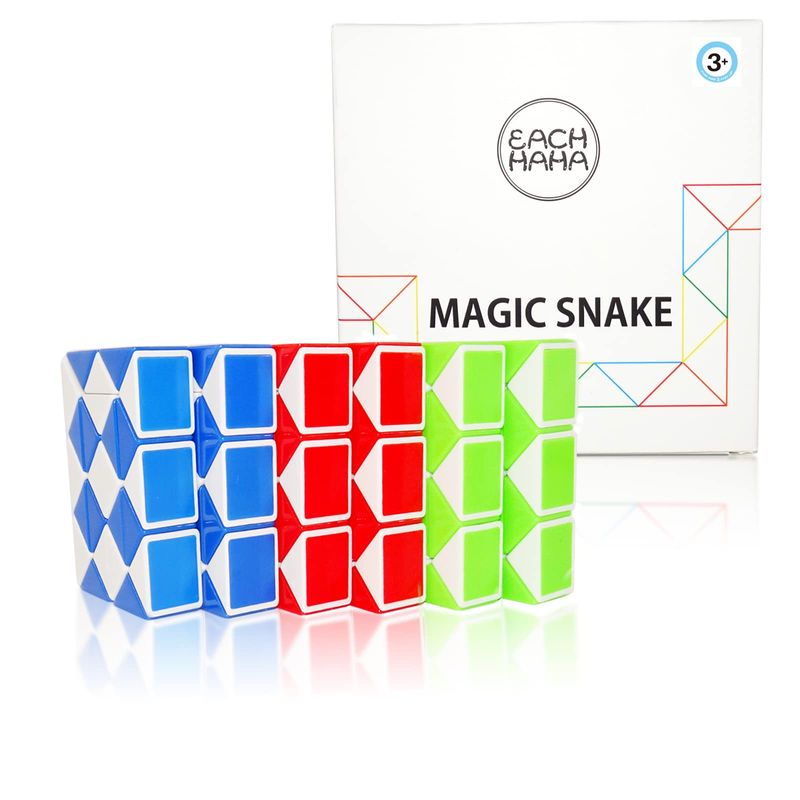 EACHHAHA party bags for kids party-6 pieces Mini Magic Snakes 24 Blocks ...
