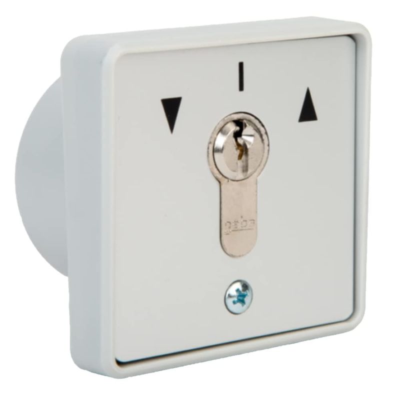 Roller shutter metal surface mount key switch 2-position, push button ...
