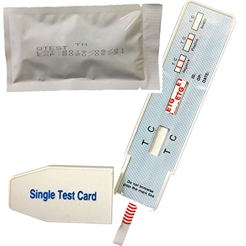 ETG 300 Alcohol Urine QTest Dip Card (80 Hour Detection Window) - 5 ...