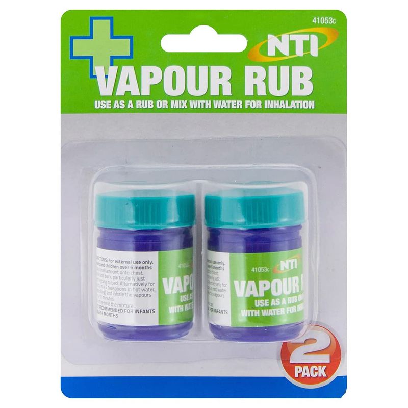 New 4 X Vapour RUB Cold Cough Congestion Relief HEADACH Eucalyptus ...