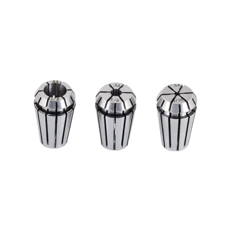 3PCS ER11 High Precision Spring Collet Set 1/4" 1/8" 1/16" for CNC ...