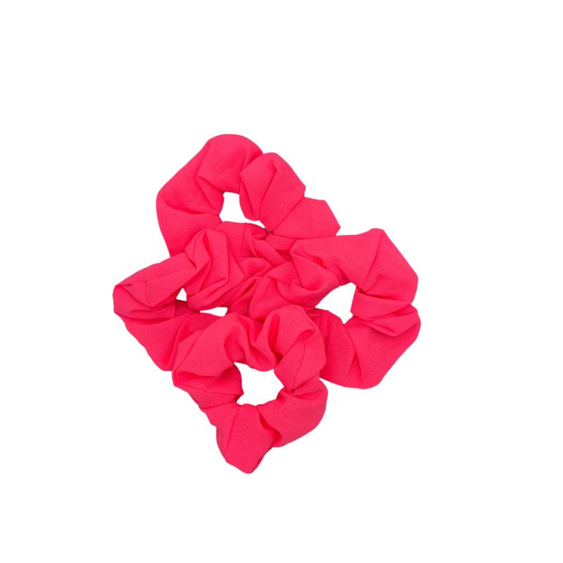 Neon Pink Scrunchie for Hair 80s, Hot Pink Scrunchies Neon Hair ...