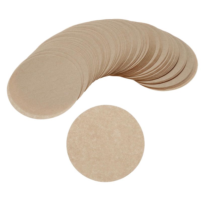 PATIKIL Moka Pot Paper Filters Disposable Round Brown Paper 2.2" OD ...