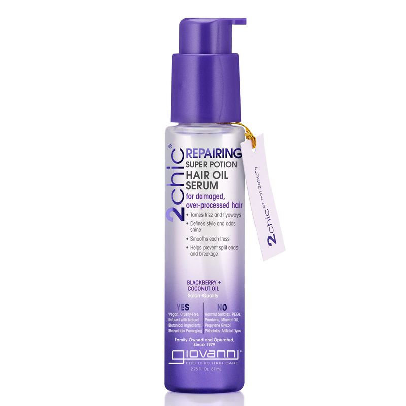 Giovanni 2 Chic Ultra Repair Super Potion Hair Oil Serum, Blackberry ...