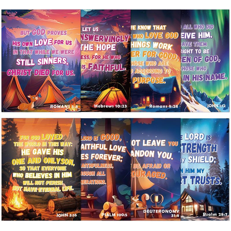 8Pcs True North VBS 2025 Posters Vacation Bible School Christian ...