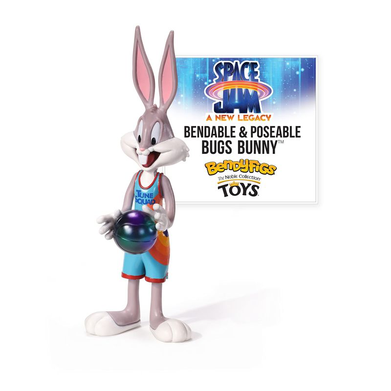 The Noble Collection Space Jam 2: A New Legacy Bendyfigs Bugs Bunny - 7 ...