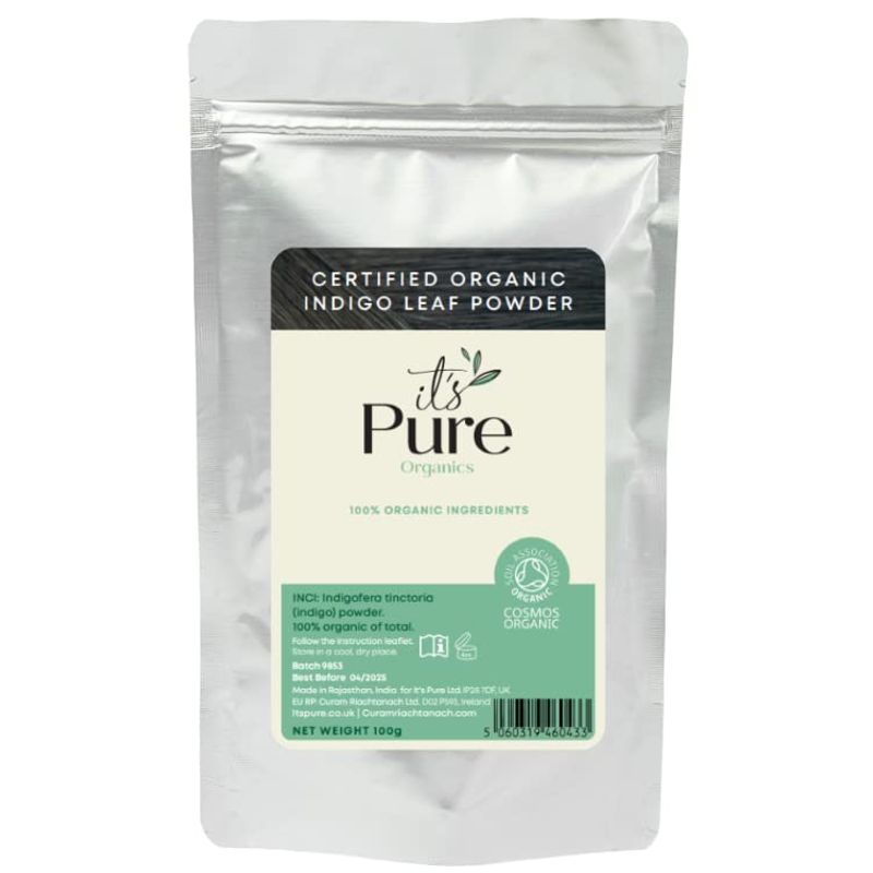 Certified Organic Pure Indigo Powder 100g - Online Marketplace ...