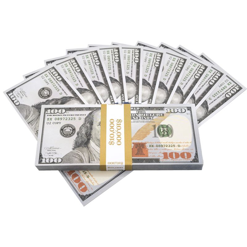 Big Screen Stacks | $100 PROP MONEY | $10,000 FULL PRINT FAKE MONEY ...