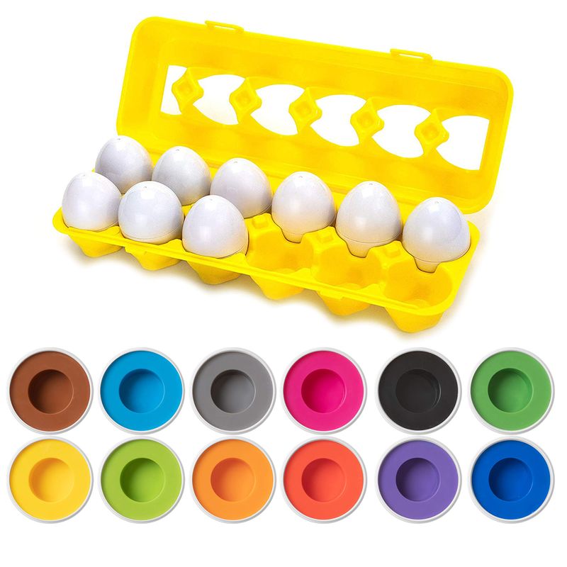 Color Matching Egg Toy - Color Recognition Learning Toy for Toddlers ...