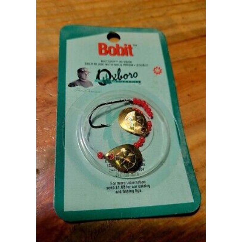 Vintage Fishing Oxboro Bobit Live Bait Rig Lure GOLD Prism #2 Carlisle ...