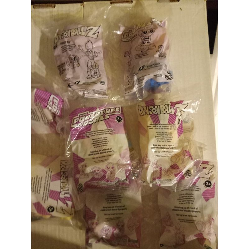 Burger king 2002 Dragon Ball Z Powerpuff Girls Toys Complete Set Of 4 ...