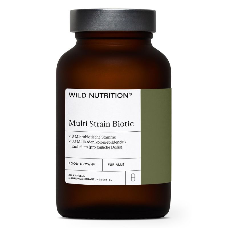 WILD NUTRITION Food-Grown® Multi Strain Biotic | Probiotics for Gut ...