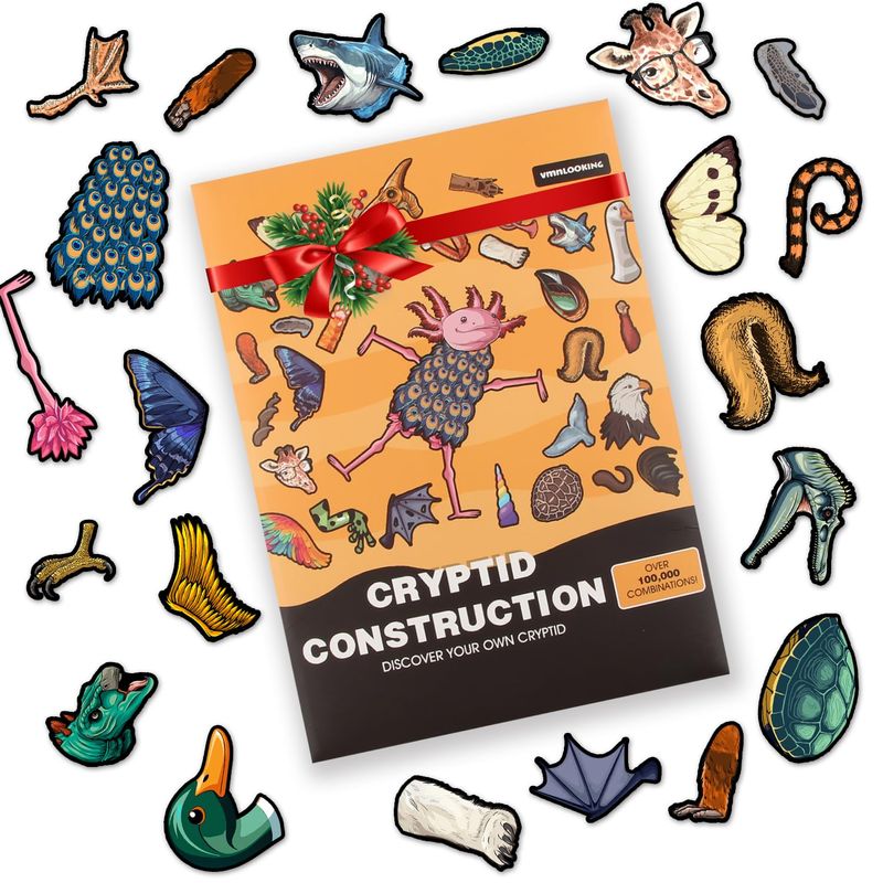 Cryptid Construction kit, Monster Fridge Magnet Creature Creation Kit ...