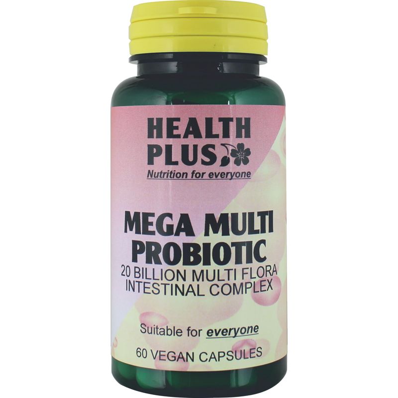 Health Plus Mega Multi Probiotic 20 Billion High Strength Multi-strain ...