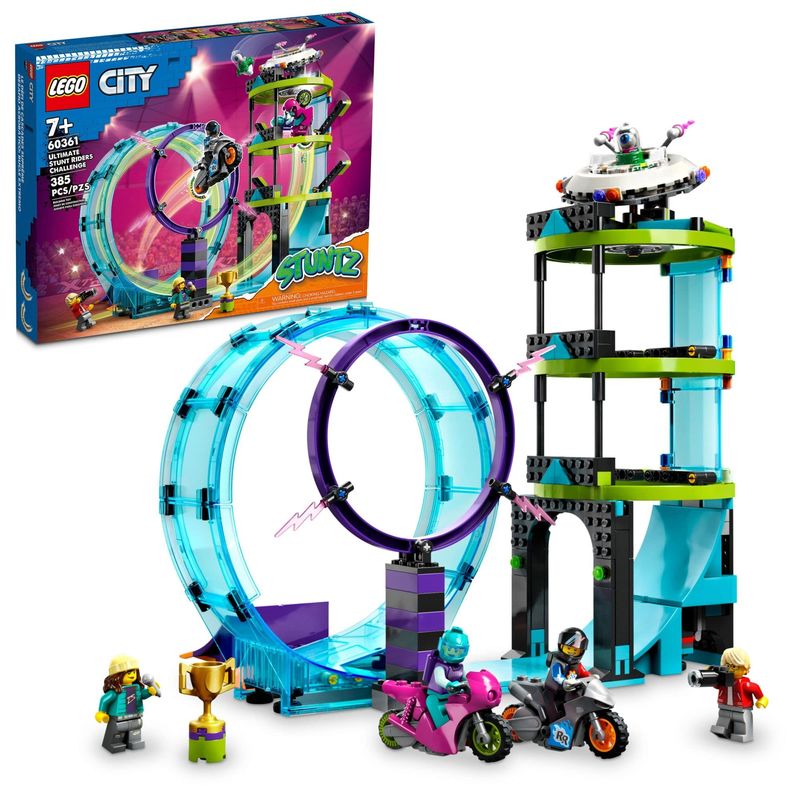 LEGO City Stuntz Ultimate Stunt Riders Challenge 60361, 3in1 Stunts for ...
