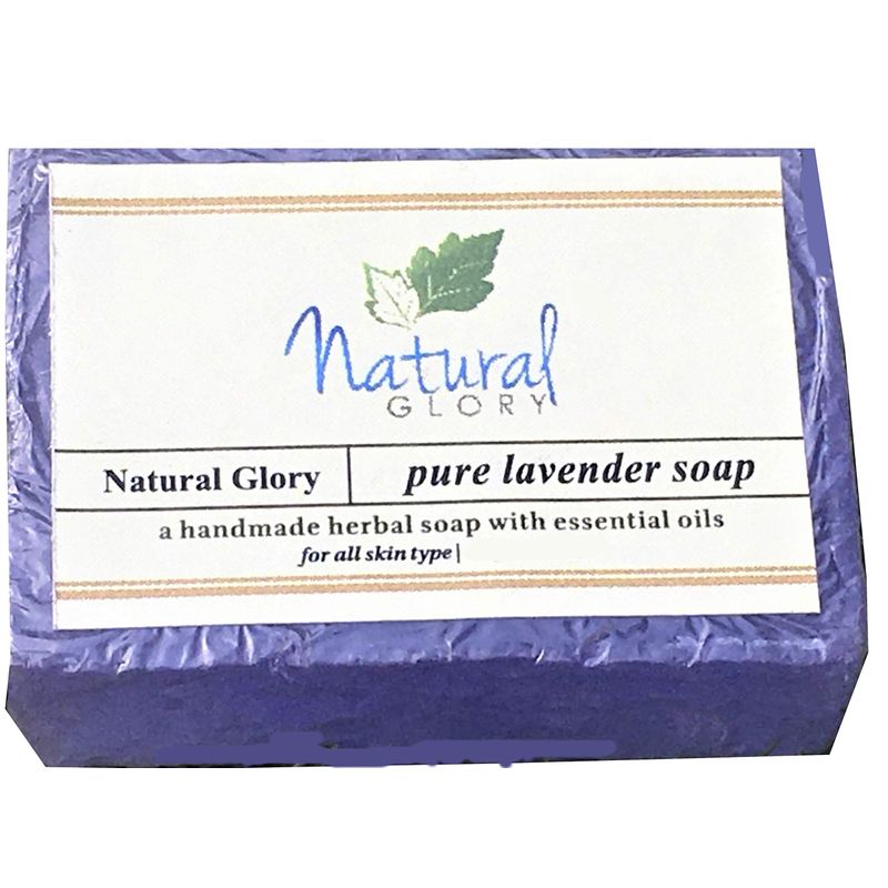 Natural Glory Pure Lavender Soap Set of 4 Soap Bars - EveryMarket