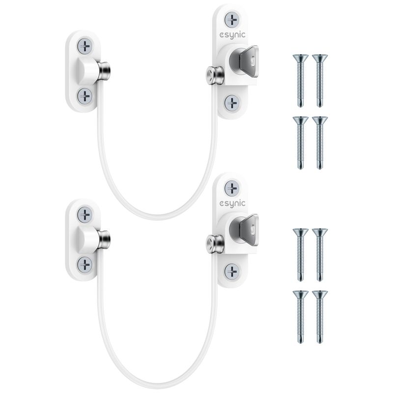 eSynic Cat Window Restrictor 2 Pack Window Restrictors for UPVC Child ...