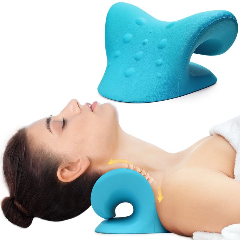 Neck Stretcher for Pain Relief, Neck and Shoulder Relaxer, Cervical ...