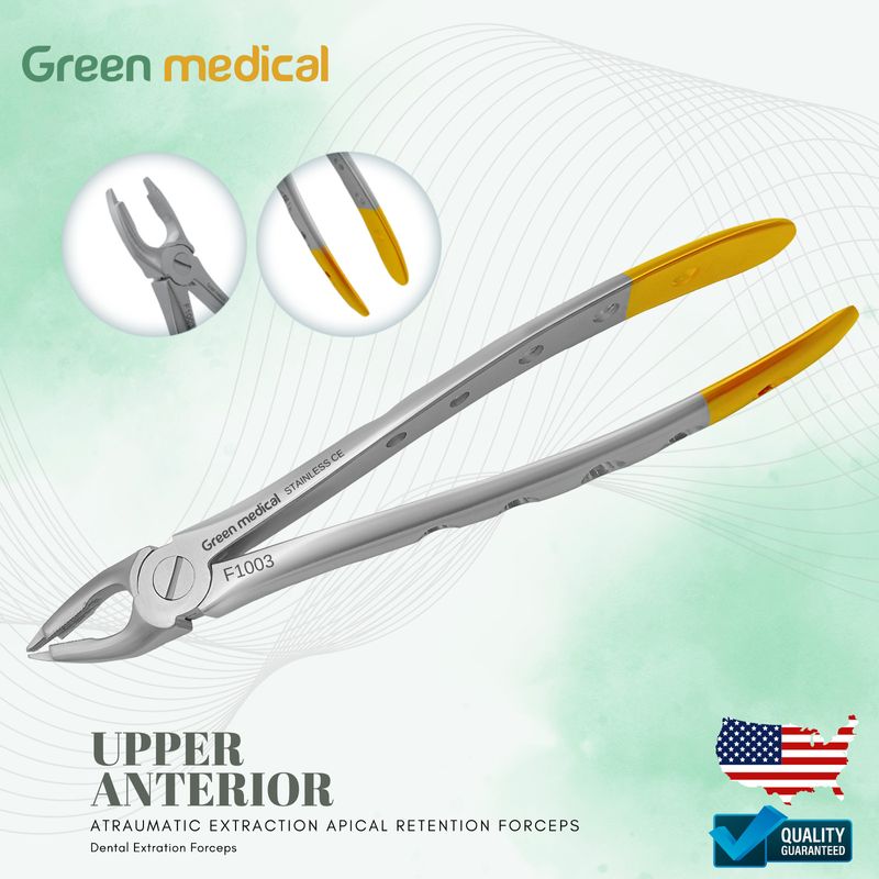 UNIVERSAL F3 DENTAL EXTRACTION FORCEPS TOOTH EXTRACTING UPPER ANTERIOR ...