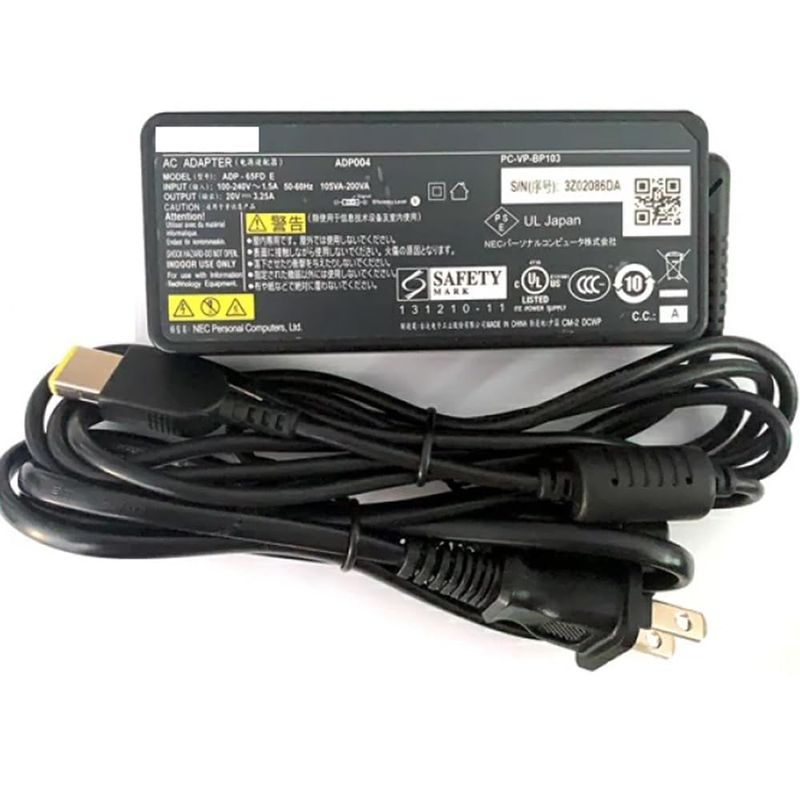 NEC Lenovo Laptop 20v 2.25A 45W BP98 PC-VP-BP87 ADP003 ADP004 ADP45TDE ...