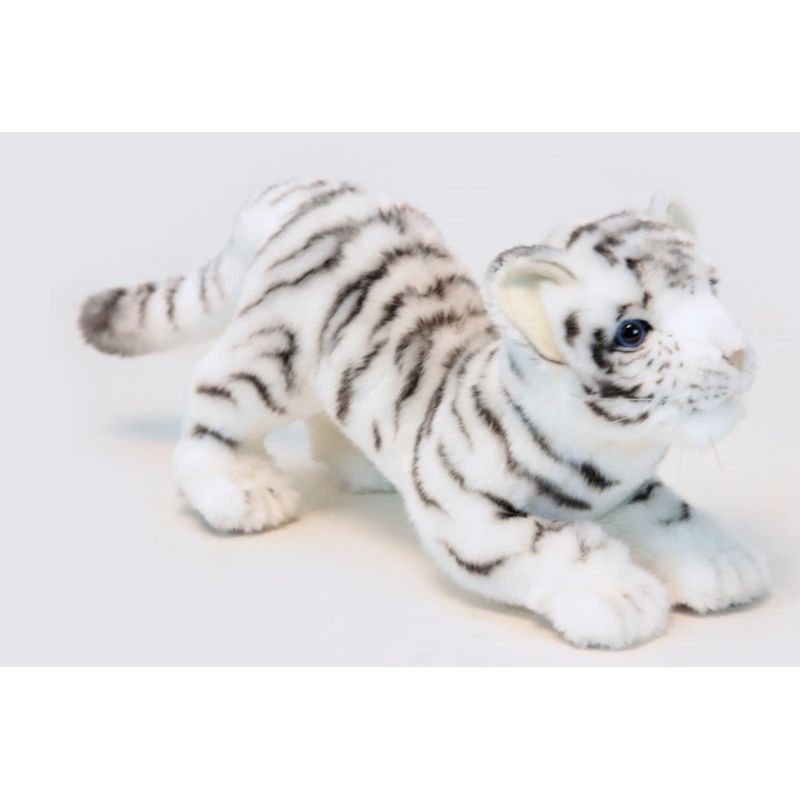 Hansa White Tiger Cub Cub Prowling Plush Soft Toy 41cmL. 6409 - Online ...