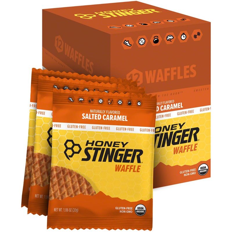 Honey Stinger Gluten Free Organic Waffle - Salted Caramel, Box of 12 - Online Marketplace ...