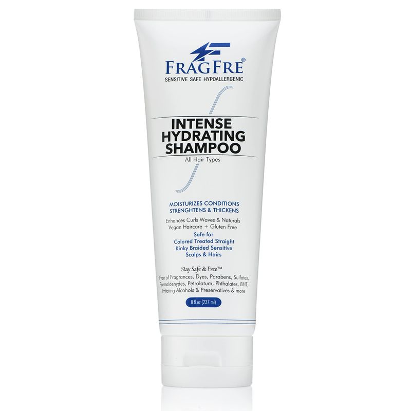 FRAGFRE Intense Hydrating Shampoo 8 oz - Fragrance Free Hypoallergenic ...