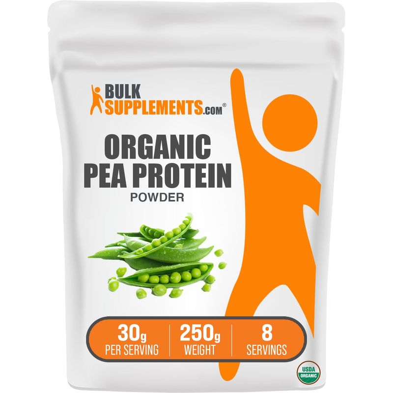 BulkSupplements.com Organic Pea Protein Powder - Vegan Protein Powder ...