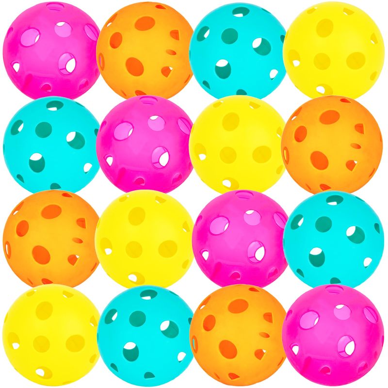 ArtCreativity Bulk Wiffle Balls (12 Pack) - Set of 12 Wiffle Ball ...