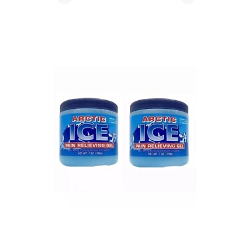 2 PACKS Of Artic Ice Pain Relieving Gel 2% Menthol Blue 7.oz Exp:05/ ...