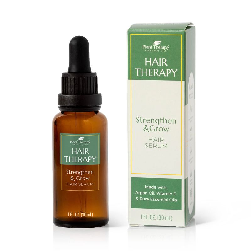 Plant Therapy Hair Therapy Grow & Repair Hair Serum 1 oz with Argan ...