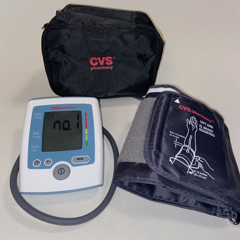 CVS Health Personal Blood Pressure Monitor Standard Digital BM 35 WORKS ...
