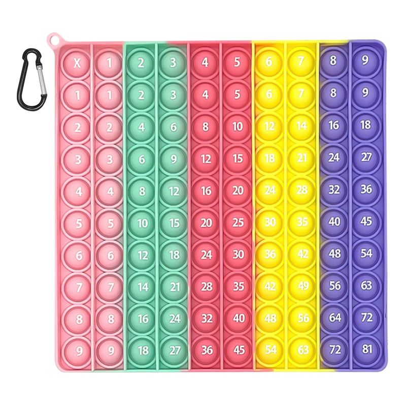 Pop It Fidget Toy Rainbow Popit Toys 20CM Push Pop Bubble Fidget ...