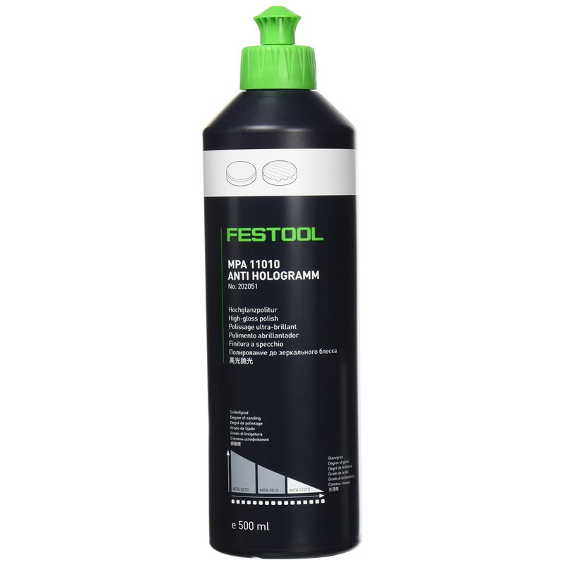 Festool polishing agent MPA 11010 WH/0.5L, 1 piece, white; black; green ...