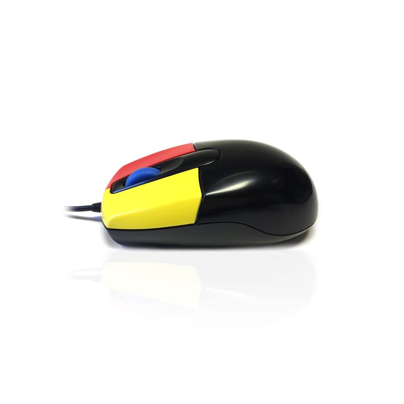 Accuratus Junior - USB Mini Antibacterial Mouse with Coloured buttons ...