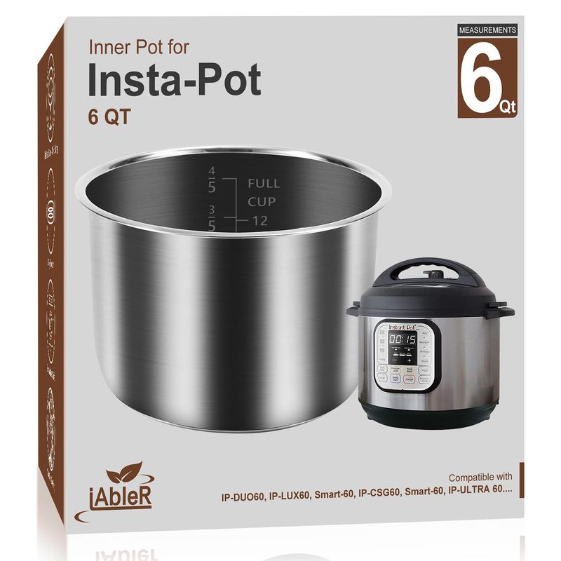 Genuine Inner Pot for Instant Pot 6 Qt Pot for InstaPot Inner Cooking ...