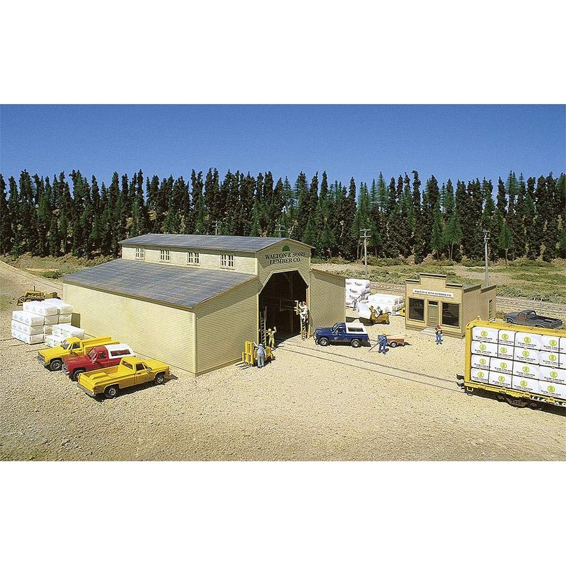 Walthers Cornerstone Series Kit HO Scale Walton & Sons Lumber Company ...