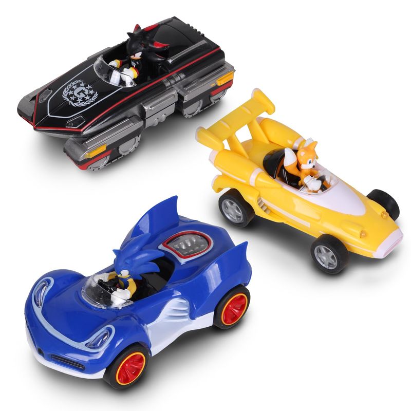 Sonic, Shadow and Tails Pullback (3-Pack) - Sonic & All-Stars Racing Transformed - EveryMarket